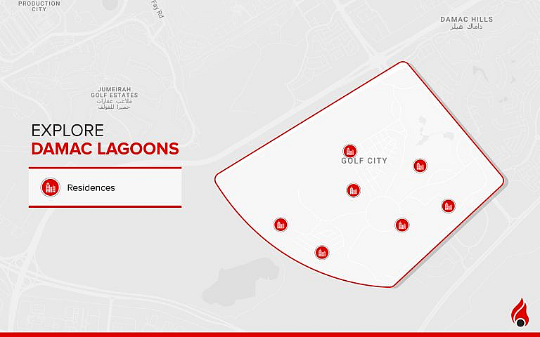 DAMAC Lagoons Area Overview: Location, Properties & More | dubizzle