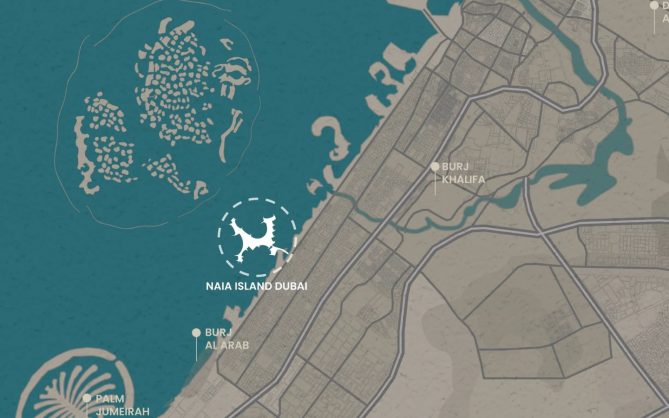 Naia Island Waterfront Development: Amenities, Location & More | dubizzle